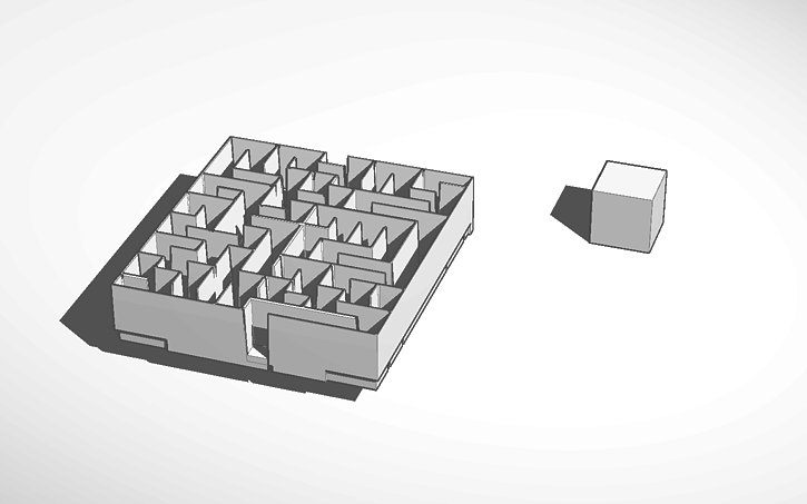 3D design Bean Maze - Tinkercad