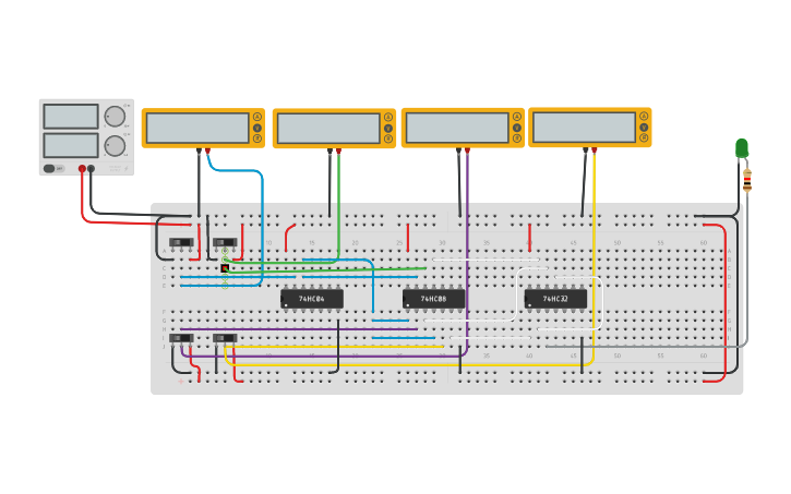 Circuit design Projeto AV2 (Elevador) | Tinkercad