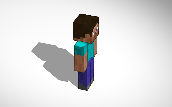 3D design minecraft steve | Tinkercad