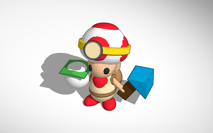 3D design captain toad! | Tinkercad