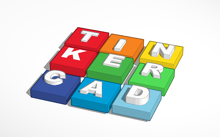 3D design tinkercad logo - Tinkercad
