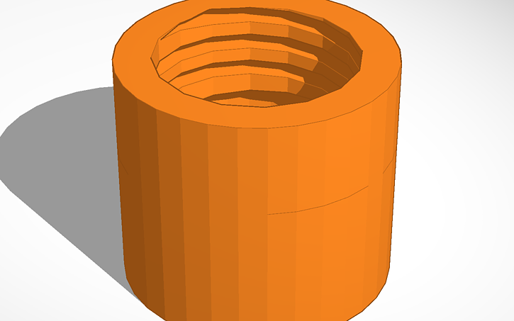 3D design Bottle thread (2) - Tinkercad