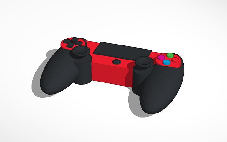 3D design PS4 controller - Tinkercad