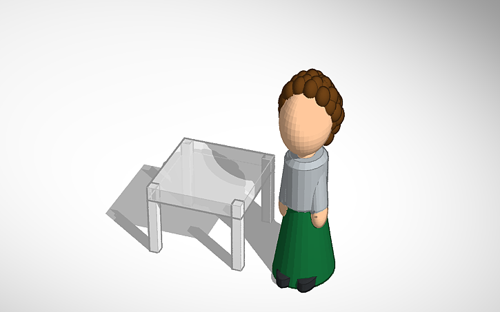 3D design coffee table I would build if I had money - Tinkercad