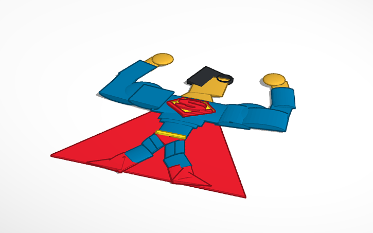 3D design Superman | Tinkercad