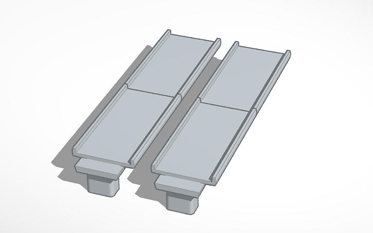 3D design Highway bridge 1 - Tinkercad