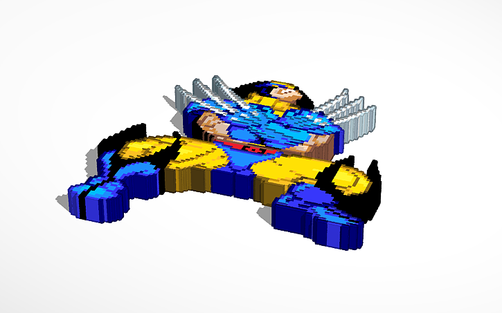3D design Wolverine - Tinkercad