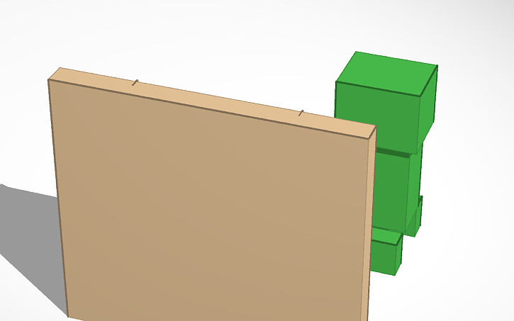 3D design MINECRAFT PICKAXE - Tinkercad