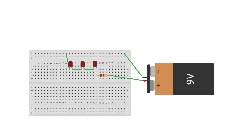 Circuit design CIRCUITO EN SERIE - Tinkercad