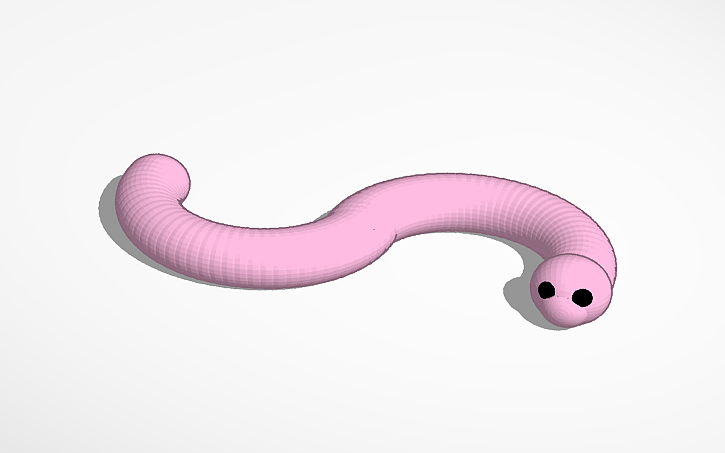 3D design Worm? - Tinkercad