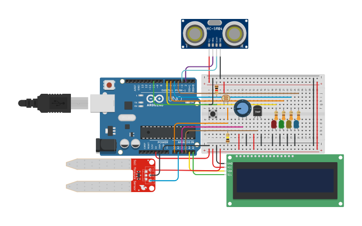 Circuit design Proyecto Domotica - Tinkercad