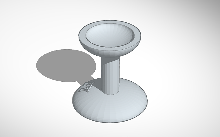3D design Golf ball Holder - Tinkercad