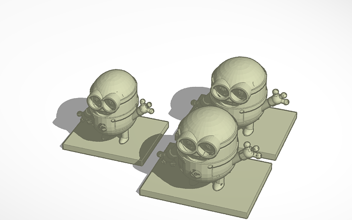 3D design Minion - Tinkercad