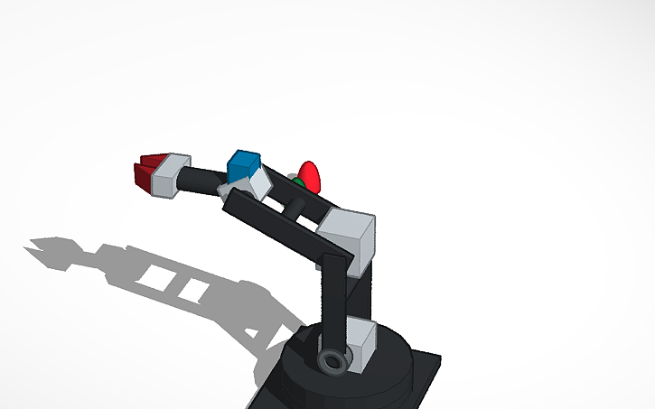 3D design Robot 3 DOF - Tinkercad