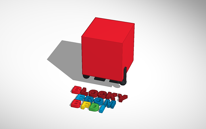 3D design BLOCKY from BFDI | Tinkercad