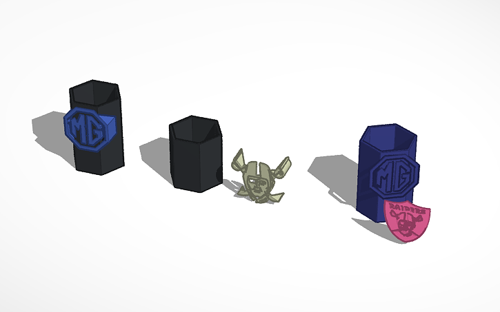3D design Raiders Pen Holder 2 | Tinkercad