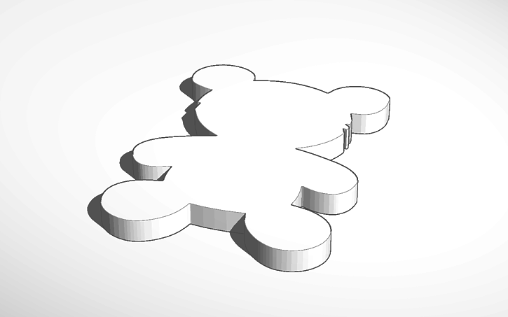 3D design Teddy Bear - Tinkercad