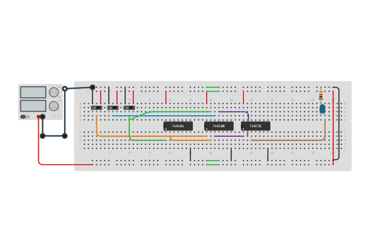 Circuit design MULTIPLEXER | Tinkercad