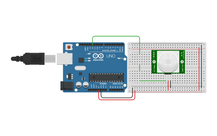 Circuit design PIR Sensor - Tutorial Slides - Tinkercad Circuit design PIR Sensor - Tutorial Slides - Tinkercad