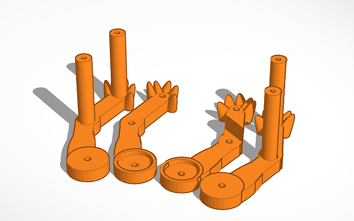 3D design Claw set - Tinkercad