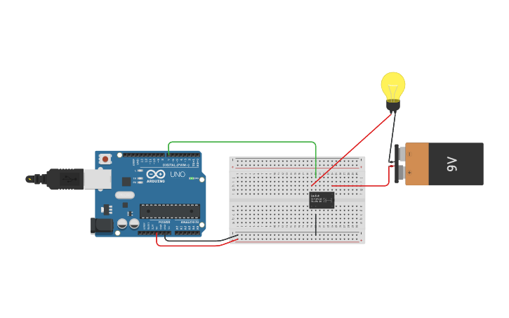 Circuit design MÓDULO RELÉ - Tinkercad