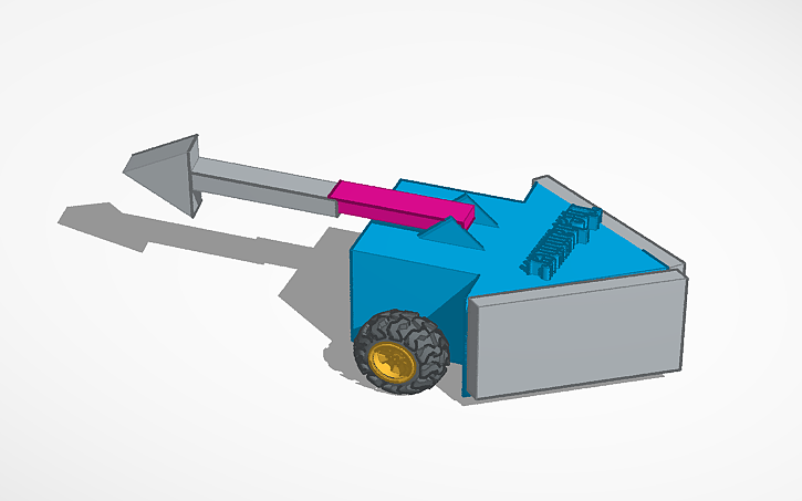 3D design The Hammer battlebot - Tinkercad