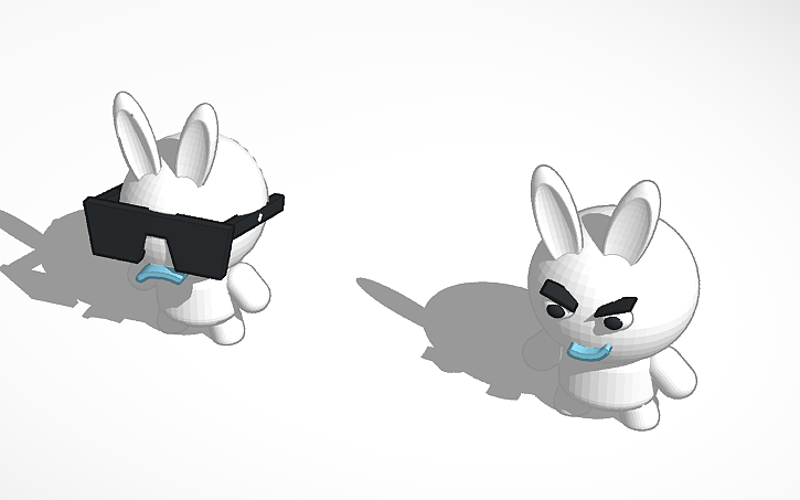 3D design COOL JOE BUNNY - Tinkercad