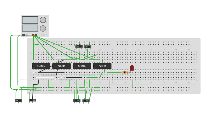 Circuit design Lab 11 Bài 2 - Tinkercad