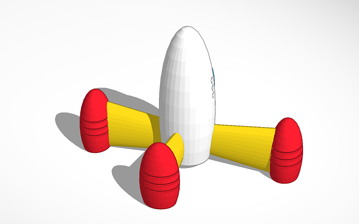 3D design Space Ship - Tinkercad