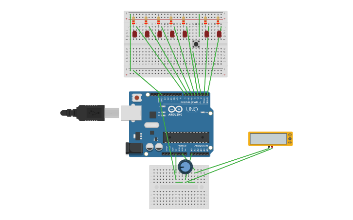 Circuit design Lab 7 Exercise three | Tinkercad