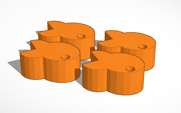 3D design fish - Tinkercad