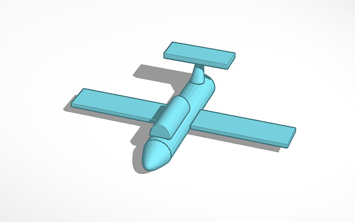 3D design plane - Tinkercad