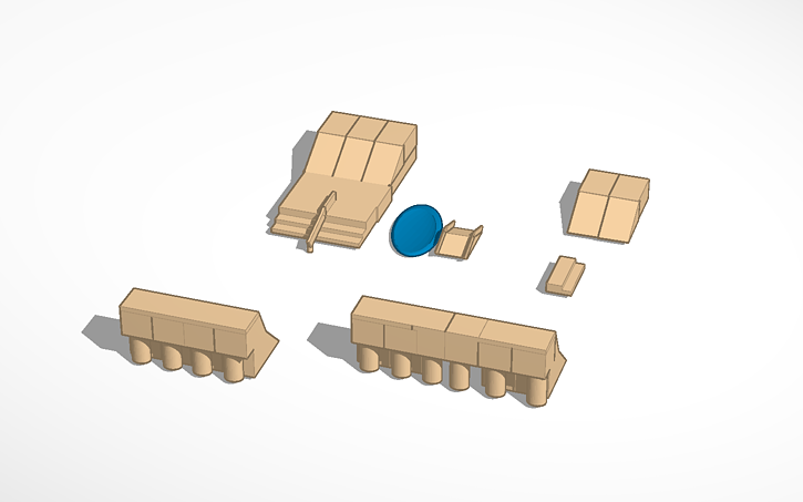 3D design Skate Park - Tinkercad