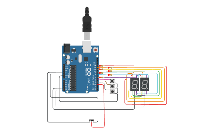 Circuit design tp1 parte 2 - Tinkercad