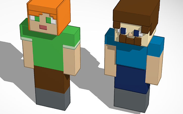 3D design Copy of Minecraft Alex - Tinkercad