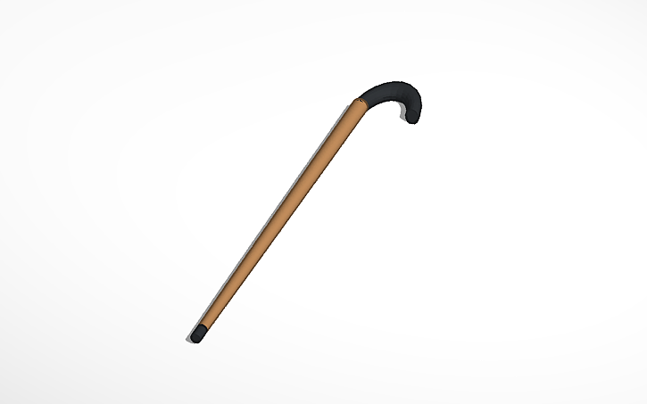 3D design Cane - Tinkercad