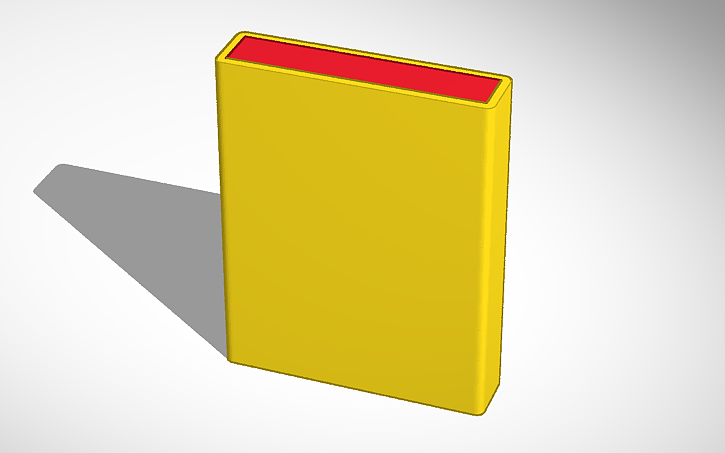 3D design No 2 HDD bay - Tinkercad