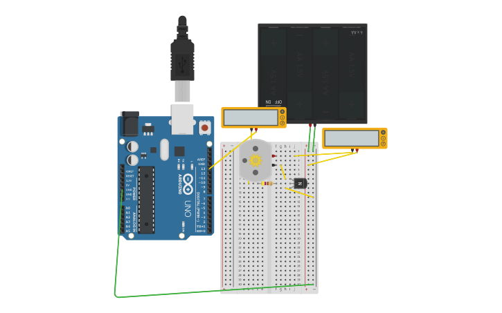 Circuit design Transistor | Tinkercad