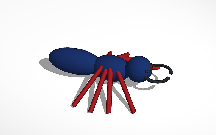 3D design spider | Tinkercad