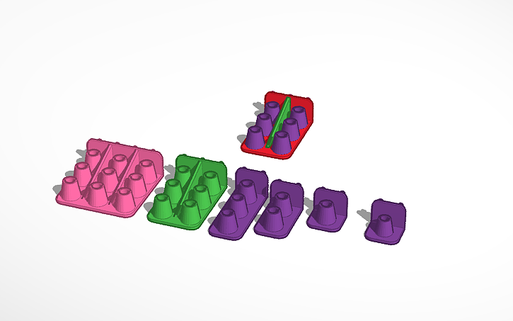 3D design 6 Screwdriver Well Style - Tinkercad