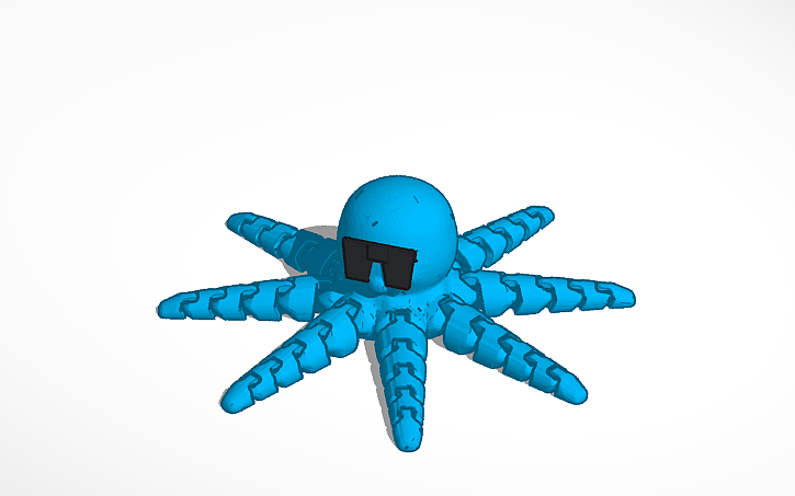 3D design octopus - Tinkercad