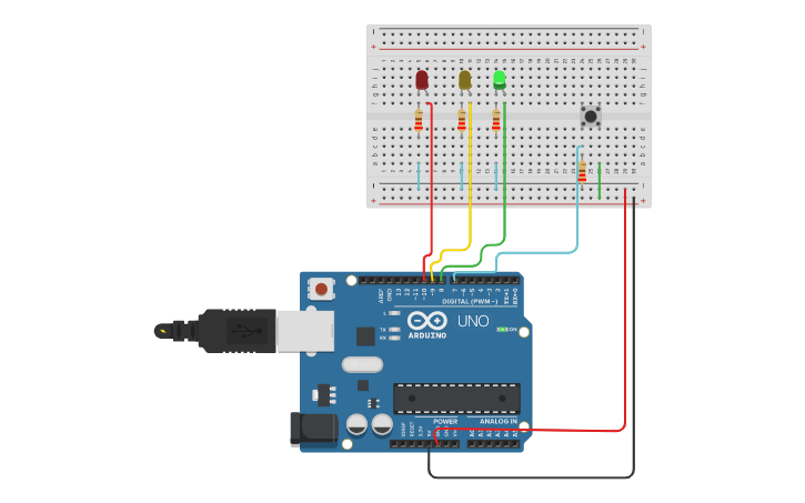 Circuit design press hold button - Tinkercad