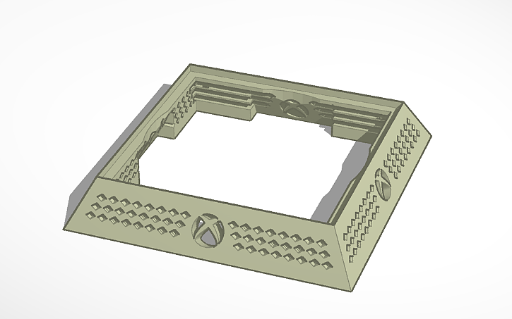 3D design Xbox Series X Stand - Tinkercad
