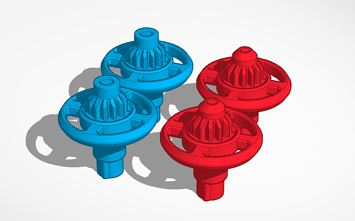 3D design Beyblade X Disc Flat and Disc Taper bit - Tinkercad