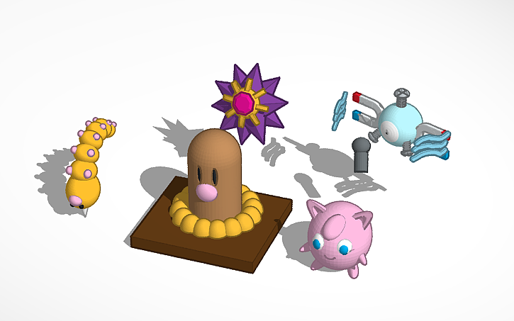 3D design Pokemon! - Tinkercad