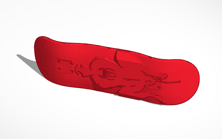 3D design Spiderman Tech Deck | Tinkercad