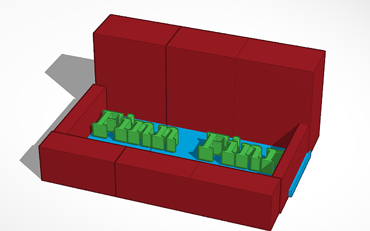 3D design Finn Name Tag - Tinkercad
