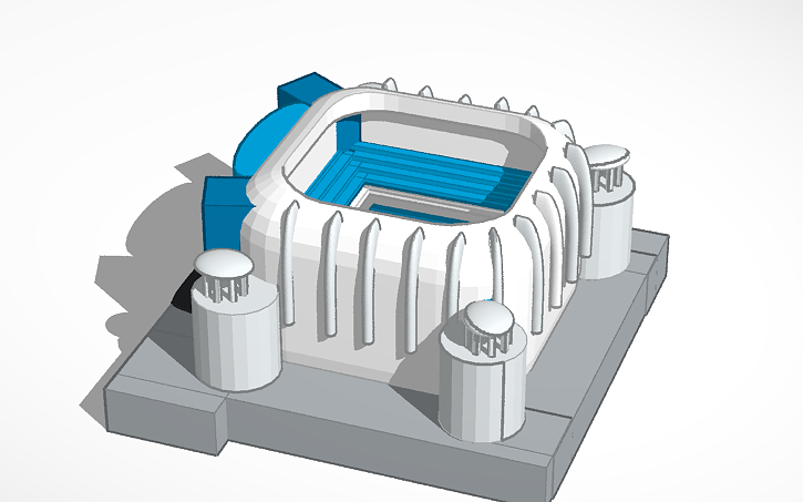 3D design bernabeu - Tinkercad