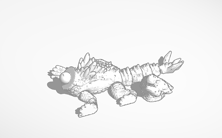 3D design flexi Shimo - Tinkercad