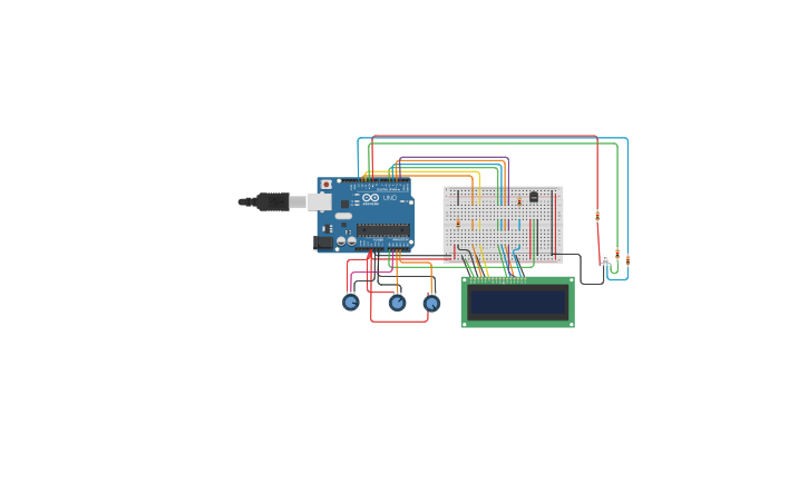 Circuit Design Water Quality Monitoring In Aquaculture Tinkercad